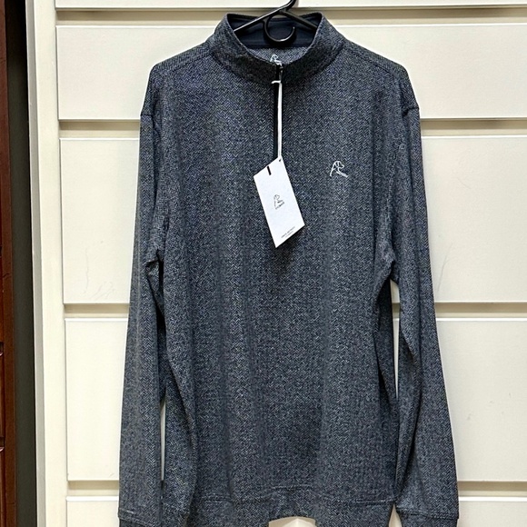 Rhoback | Shirts | Rhoback Nwt Herringbone Jacquard Performance Qzip ...